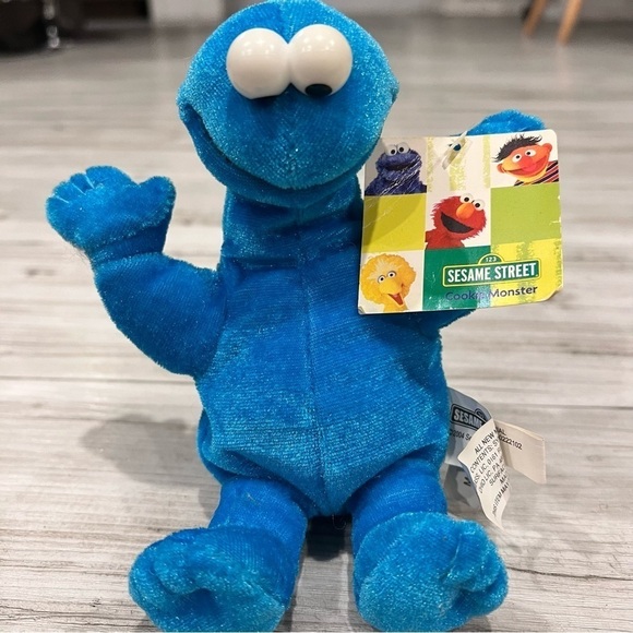 GANZ | Toys | Sesame Street Cookie Monster Mini Plush Ganz 204 7in Tall | Poshmark